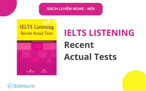 IELTS Recent Actual Test Review Trọn Bộ Sách PDF Miễn Phí