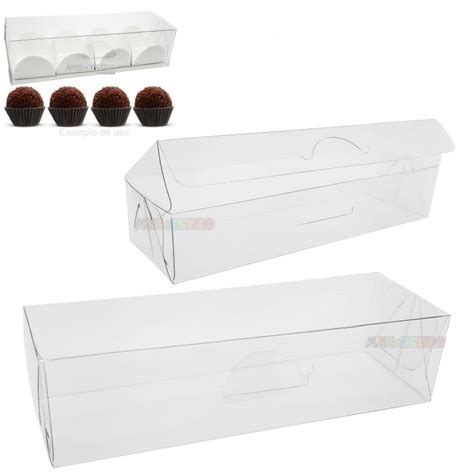 Caixas Para Doces Transparente Em Pet Medidas X X Cm Caixas De