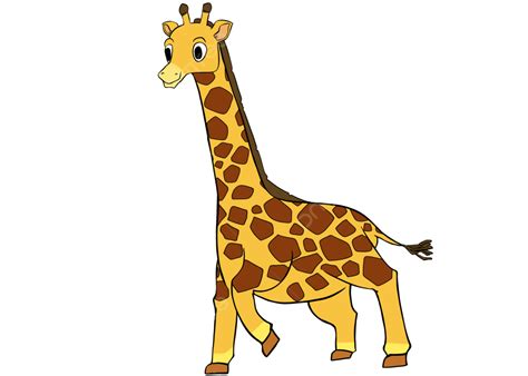 Linda Jirafa De Dibujos Animados PNG Jirafa Dibujos Animados
