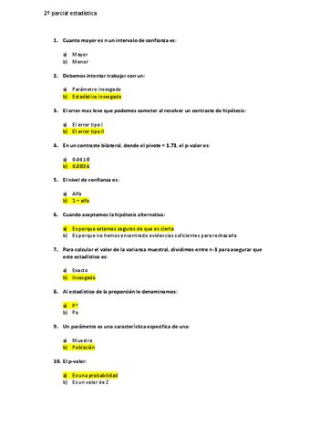 Examen O Parcial Estadistica Pdf