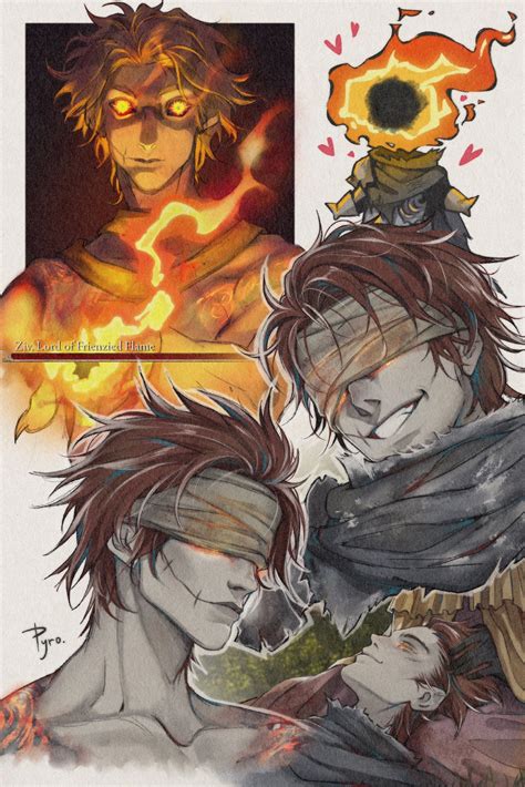 Tarnished Finger Maiden Hyetta And Lord Of The Frenzied Flame Elden
