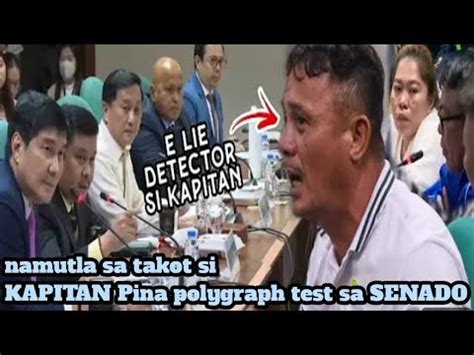 KAPITAN GINISA SA SENADO RAFFY TULFO UMINIT ANG ULO YouTube