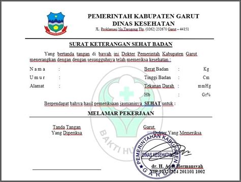 Surat Keterangan Sehat Di Puskesmas IMAGESEE