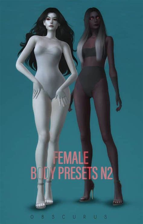 37 Sims 4 Body Presets Petite Athletic Curvy More Artofit
