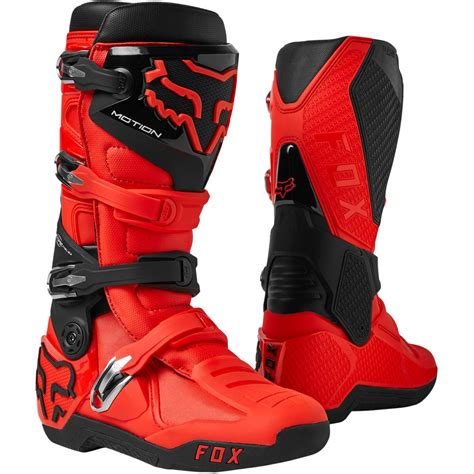 Fox Stivali Mx Motion Rosso Flo Maciag Offroad