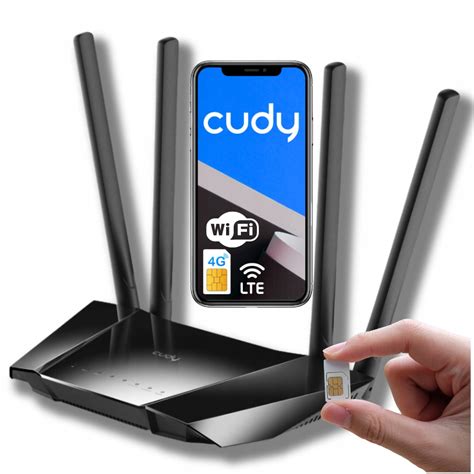 Router Cudy LT400 ROUTER NA KARTE SIM SZYBKI RUTER DO DOMU LTE KARTA