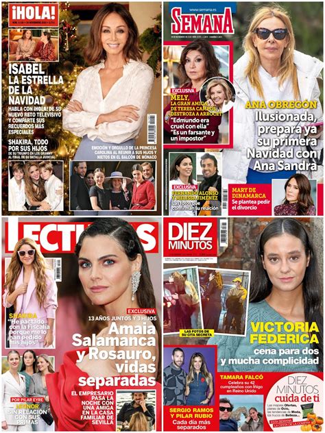Prensa rosa Estas son las portadas del corazón de hoy 22noviembre