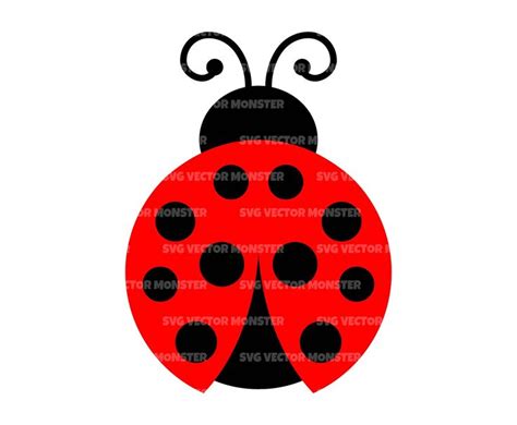 Ladybug Svg Ladybug Png Ladybug Vector Ladybug Clipart Cut File