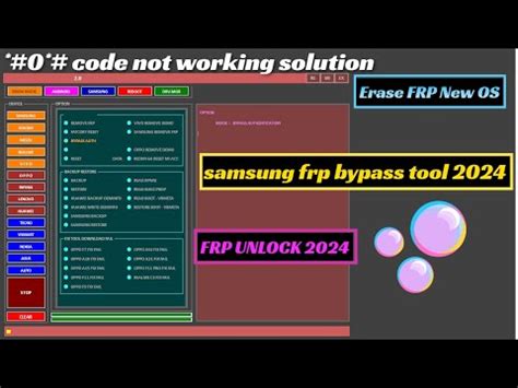 Samsung Frp Enable Adb Tool V Erase Frp New Os Adb Edl Mtp Mode
