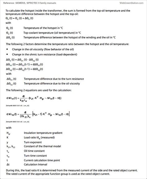 hotspot calculation ansi 49h setting and highlights si5083