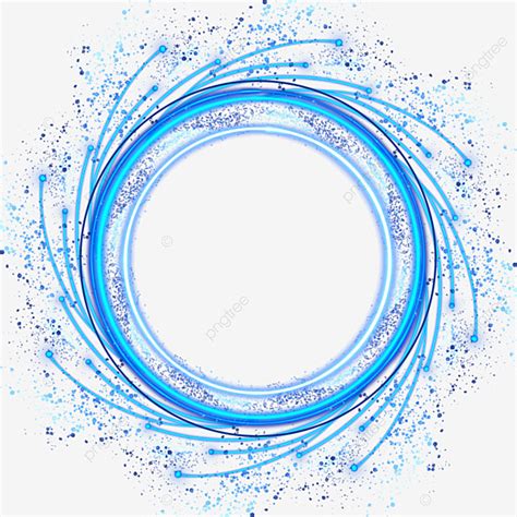 Círculo Azul Brillante Brillante PNG Circulo Brillante Ligero