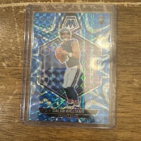 2024 Panini Mosaic Caleb Williams Rookie Card RC 301 Reactive BLUE
