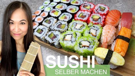 Rezept Sushi Selber Machen Maki Nigiri Inside Out California