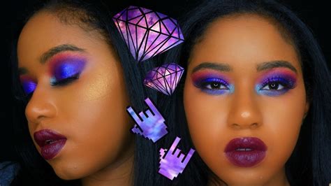 Purple Eye Makeup On Dark Skin Saubhaya Makeup
