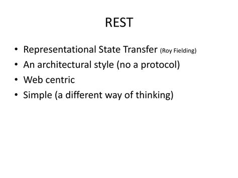 rest web services abel sanchez ppt download