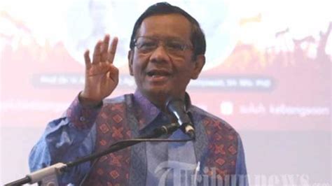Tidak Percaya BPK Mahfud MD Ceritakan Pengalaman Jadi Ketua MK