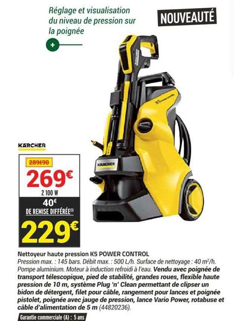 Promo Nettoyeur Haute Pression K5 Power Control Kärcher chez Bricorama
