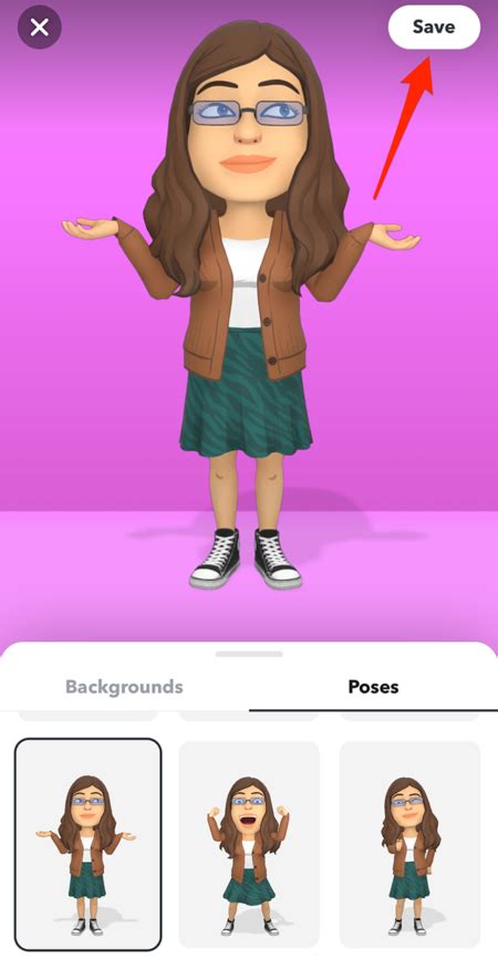 Snapchat How To Change Your Bitmoji S Pose