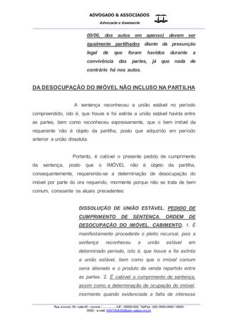 Modelo de Cumprimento de Sentença PDF