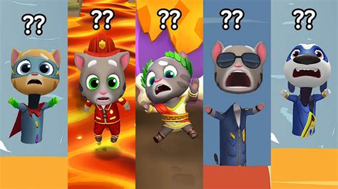 Best Funny Fails Talking Tom Gold Run VS Tom Hero Dash VS Tom Gold Run