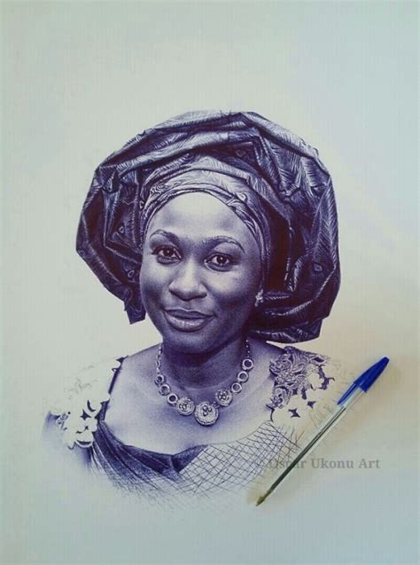 38 Incredible Ballpoint Pen Portraits By Oscar Ukonu Look Like Photos