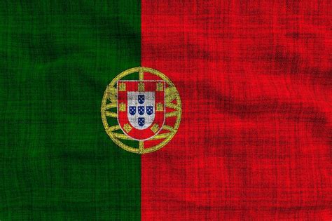 Bandeira Nacional De Portugal Fundo Bandeira De Portugal Foto Premium