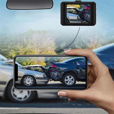 Caméra De Tableau De Bord Mini Écran Fhd 720P Pour Voiture