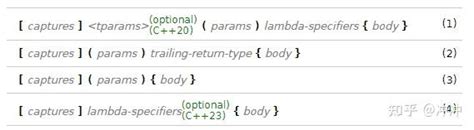 c lambda表达式的完整介绍 知乎