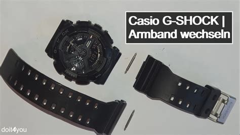 Casio G Shock Armband Wechseln Diy How To Tutorial Youtube
