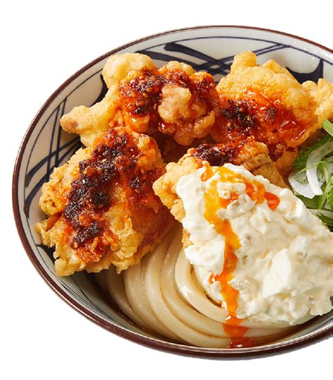 画像 揚げたて鶏天4個 タルタルのあのうどんが帰ってきた 丸亀製麺がタル鶏天ぶっかけ赤タル鶏天ぶっかけうどん追いタルを本日29
