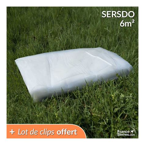 Bâche de rechange pour serre 12m2 avec 2 portes SERBTU25 12 TR
