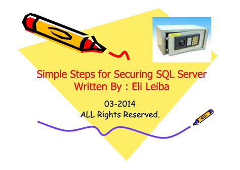 PDF Simple Steps For Securing SQL Server DOKUMEN TIPS