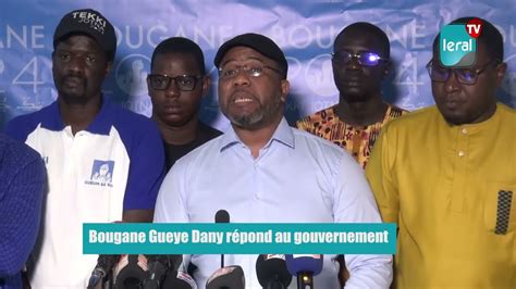 Réplique Bougane Guèye Dani réclame des réponses sur la vie chère et
