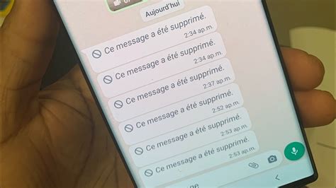 Men kòman li yon message supprimé sou Whatsapp san aplikasyon YouTube