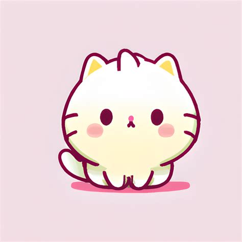 Cute Cat Kawaii Chibi Graphic Creative Fabrica
