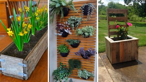 Moderniza tu patio pequeño con estas ideas de macetas con pallets para