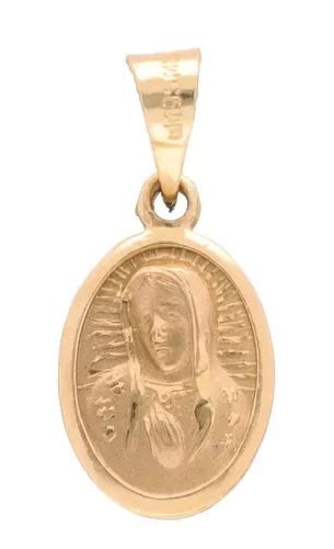 Medalla De Oro Amarillo K Motivo Virgen De Gpe Gramos Meses Sin