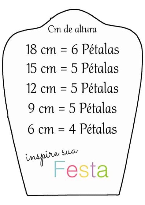 Moldes De P Talas De Flores De Papel Blog Ana Giovanna