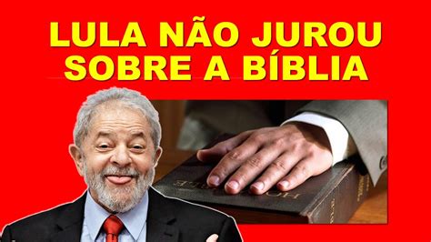 Na posse Lula não fez o Juramento a mão sobre a Bíblia YouTube