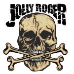 Jolly Roger With Eyepatch And Crossbones Logo Template Evil Skull
