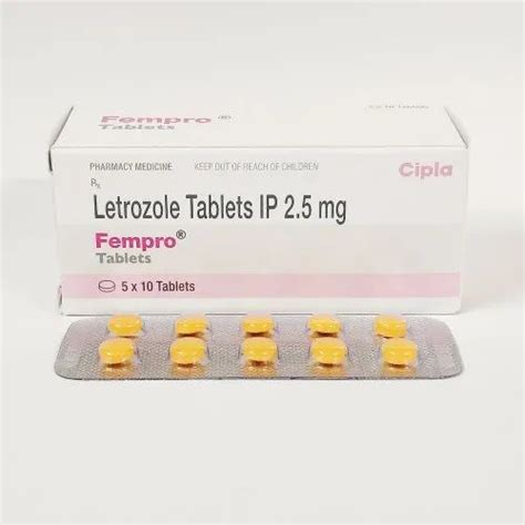 Fempro Letrozole Tablets Packaging Type Box At Rs 250 Stripe In New
