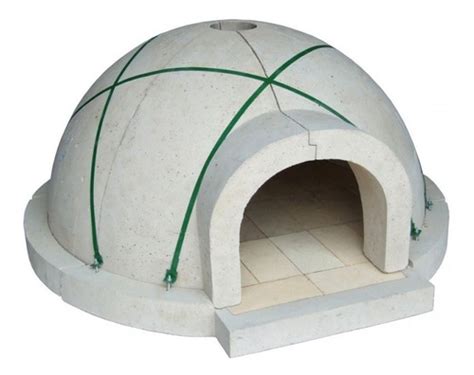 Forno Iglu Para Pizza Pré Moldado 080x080 Manta E Terra Ceramica