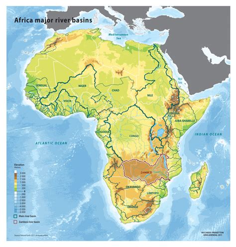 Mapa De Africa Para Imprimir Politico Fisico Mudo Continente Images