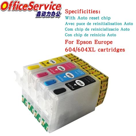 604 604XL Refillable Ink Cartridge For Epson WF 2910DWF WF 2930DWF WF