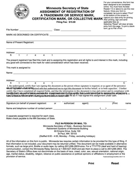 Printable Trademark Application Form Printable Templates