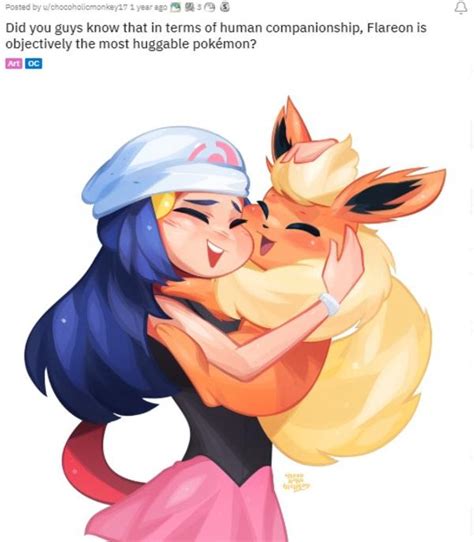 Did You Guys Know That In Terms Of Human Companionship Flareon Is