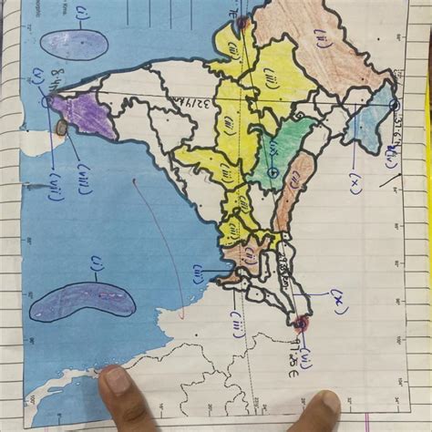 Please Locate Latitudinal And Longitudinal Extent On Physical Map Of