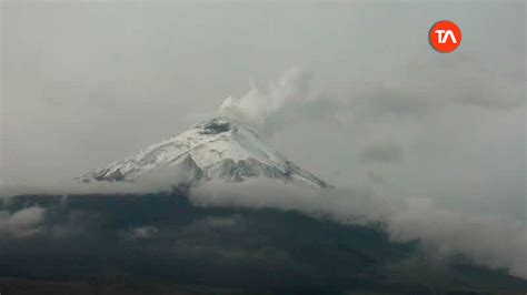 IG registra señales sísmicas de alta frecuencia en el volcán Cotopaxi