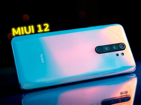 MIUI 12 para móviles Xiaomi Redmi Note 8 Pro Redmi Note 7
