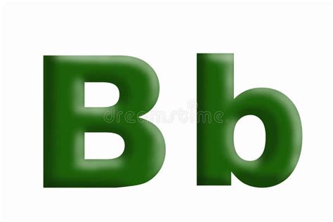 Letter B Green Grass Stock Illustrations Letter B Green Grass